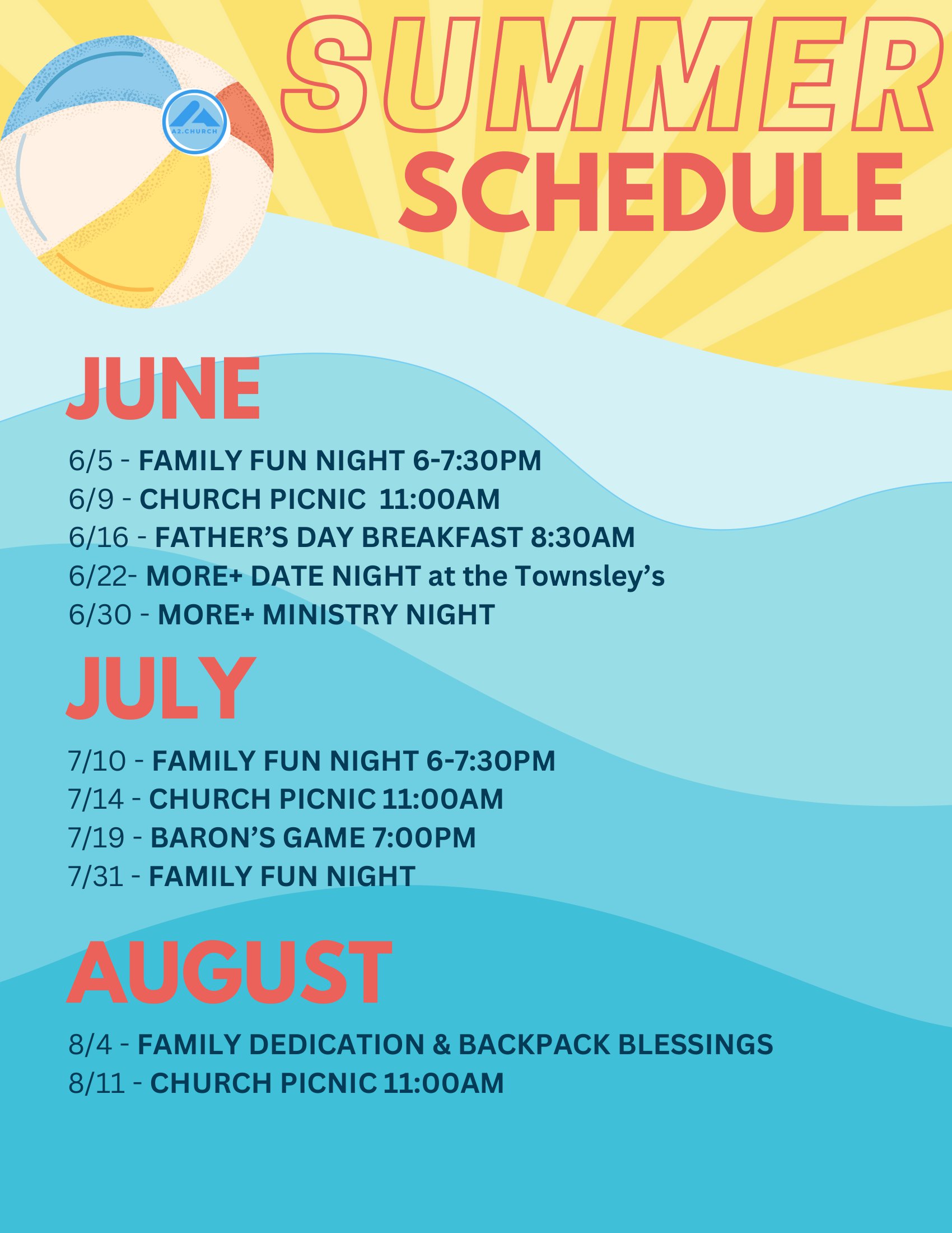 Church Calendar – A2 Church